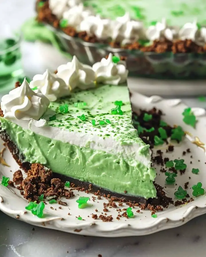 Shamrock Cream Pie - Recipes by Janet