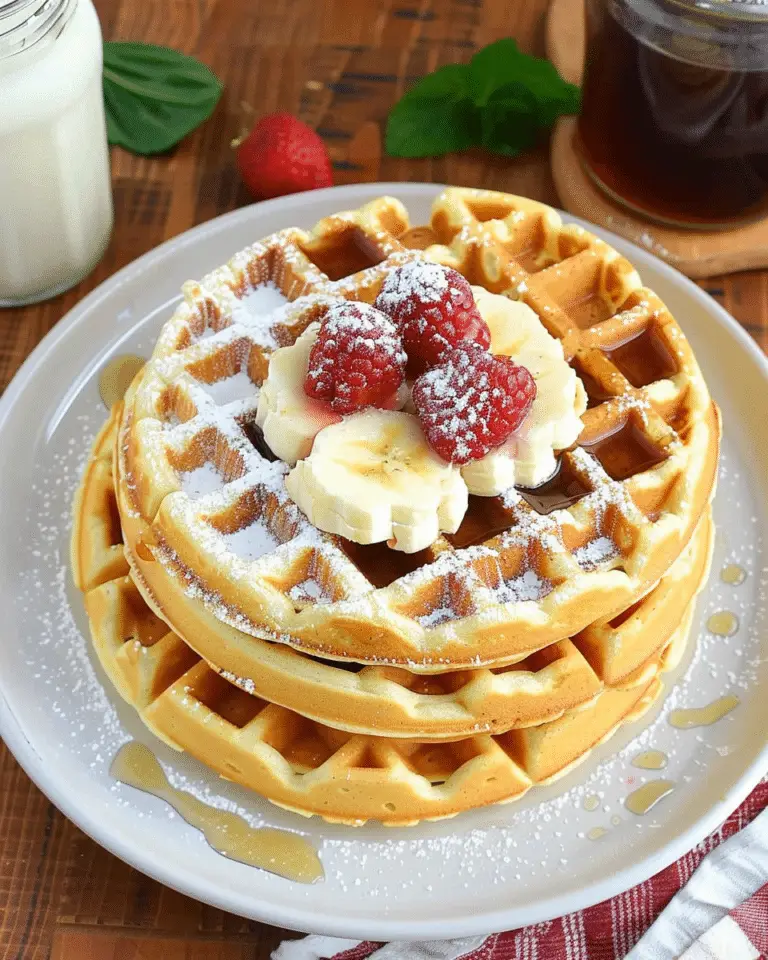 Easy Homemade Waffles Recipe - Recipes by Janet
