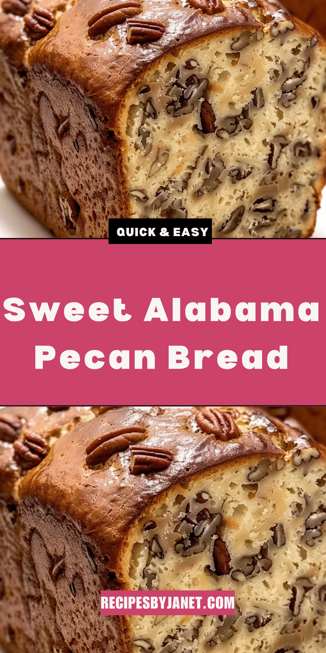 Sweet Alabama Pecan Bread Recipe - Recipes by Janet
