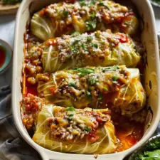 Italian Stuffed Cabbage Rolls - Recipes by Janet