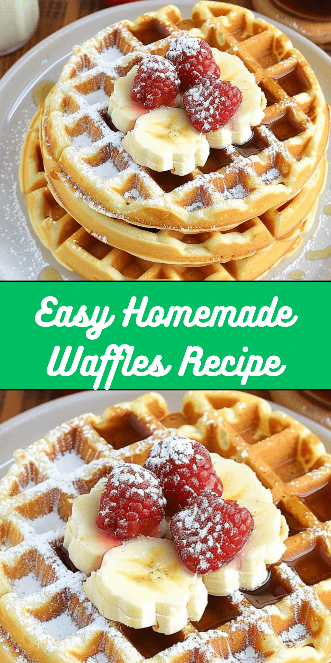 Easy Homemade Waffles Recipe - Recipes by Janet