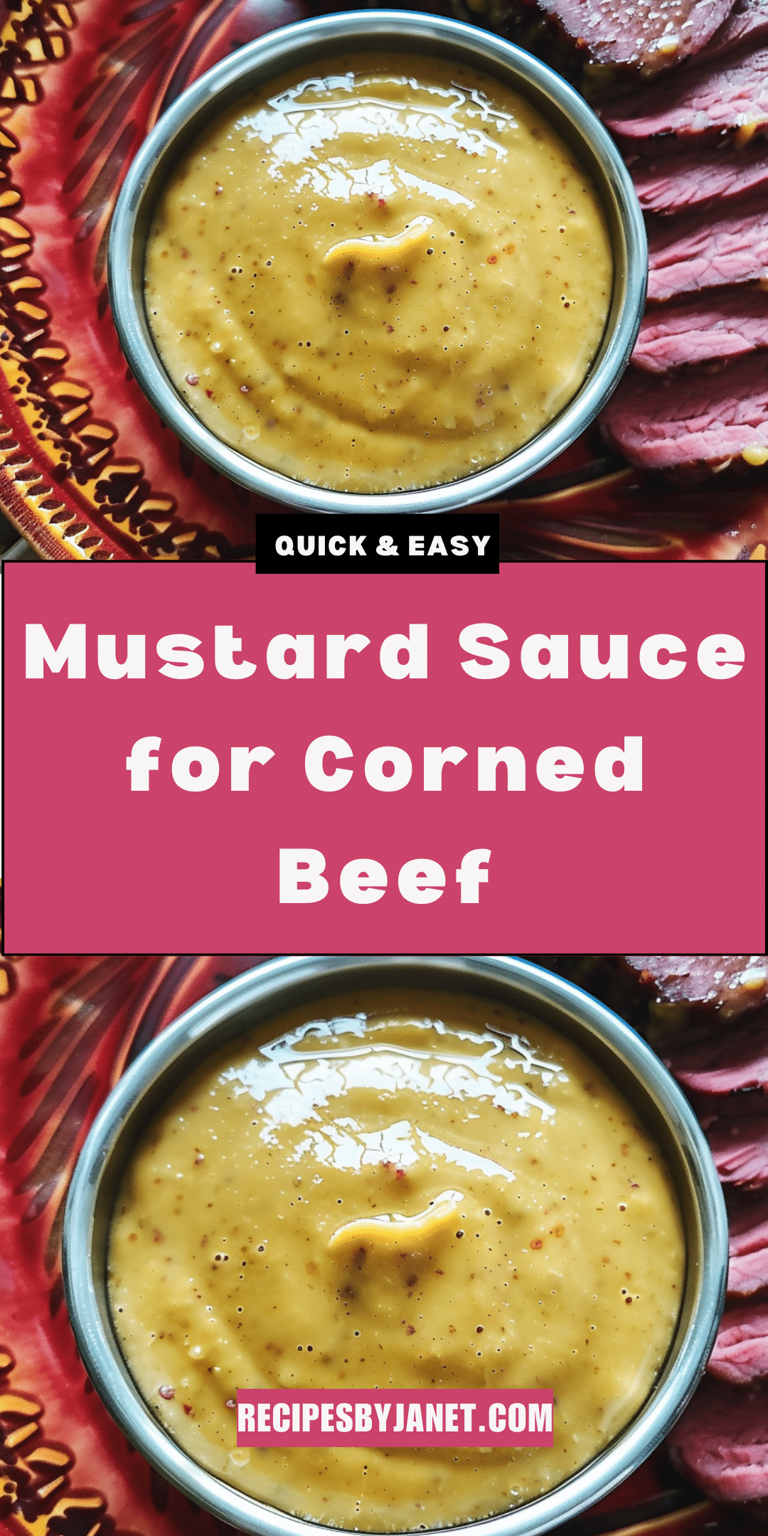 Mustard Sauce for Corned Beef - Recipes by Janet