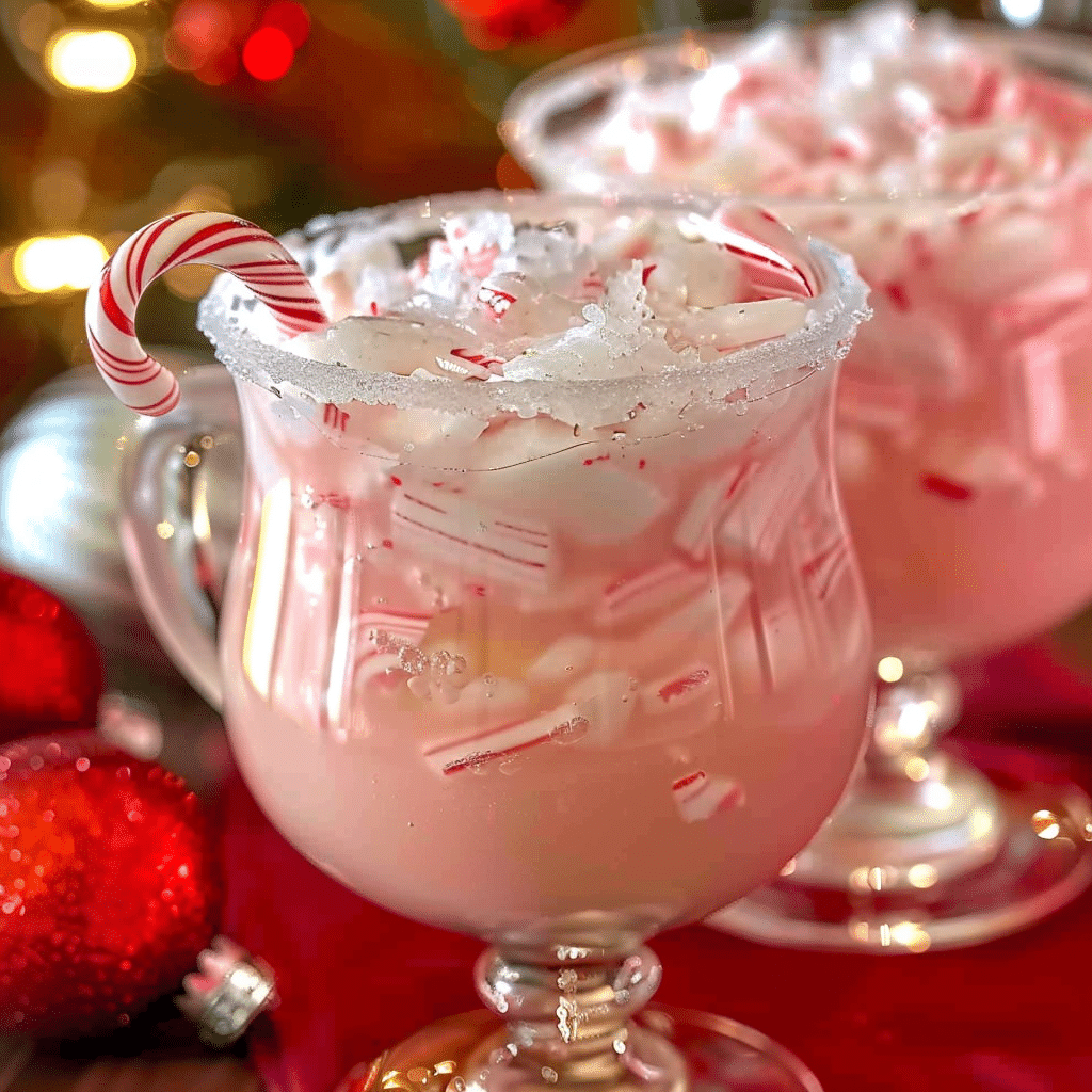 Candy Cane Christmas Punch - Recipes by Janet