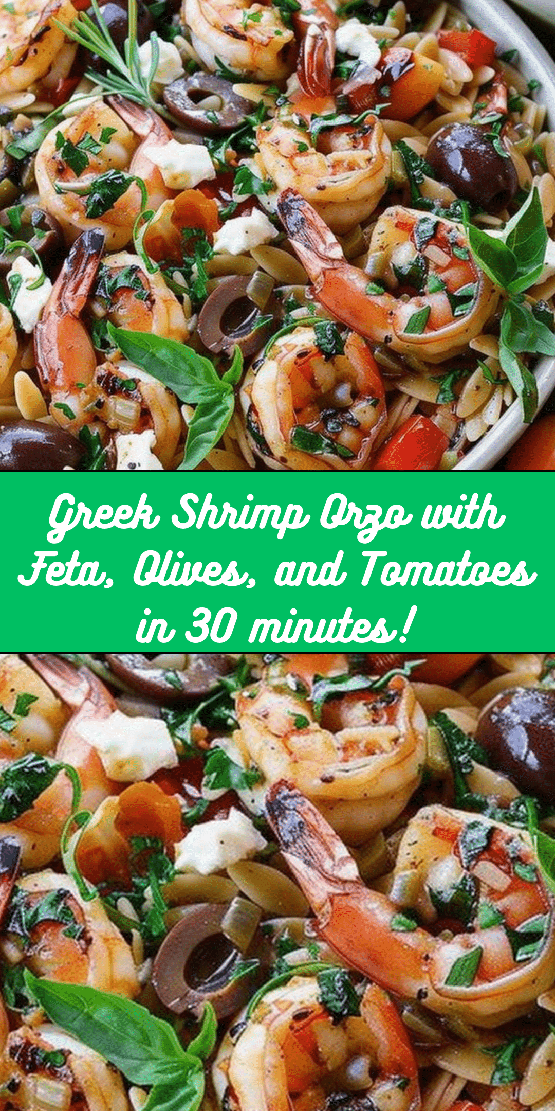 Greek Shrimp with Orzo and Feta - Recipes by Janet