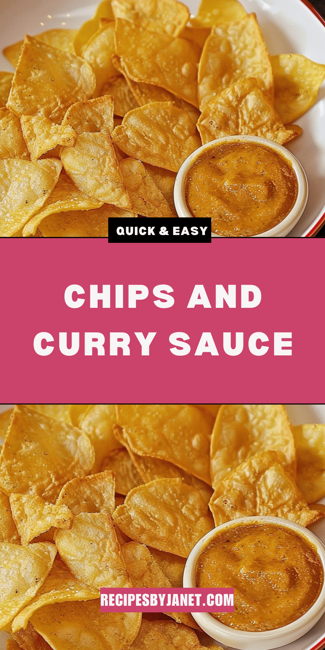 Chips and Curry Sauce - Recipes by Janet