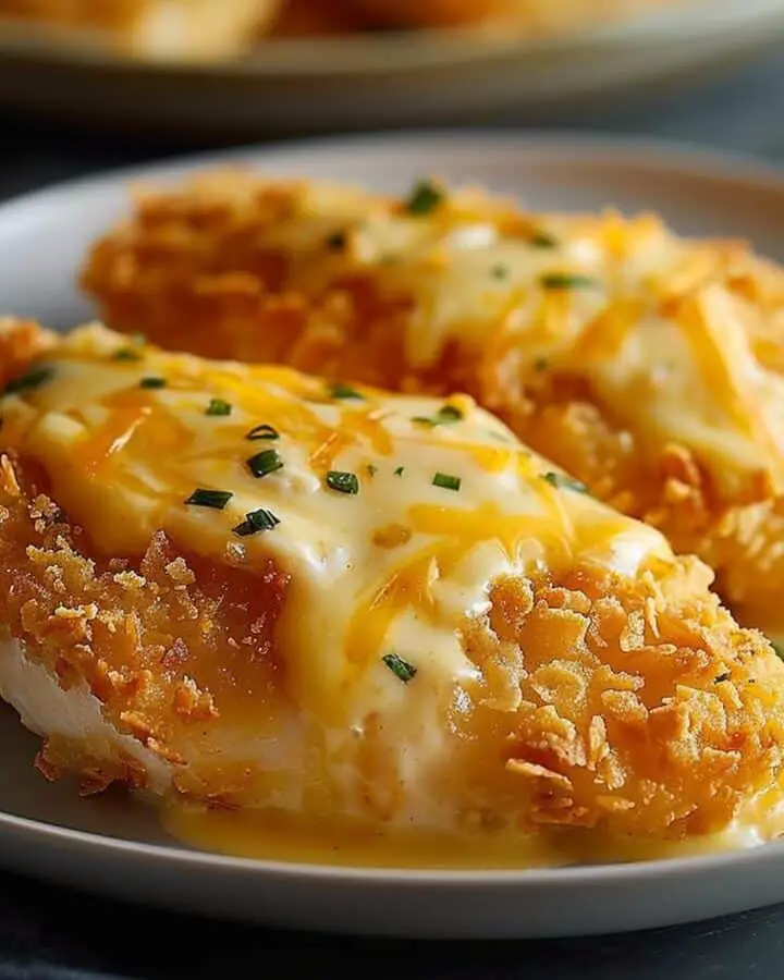 Crispy Cheddar Chicken Recipe - Recipes by Janet