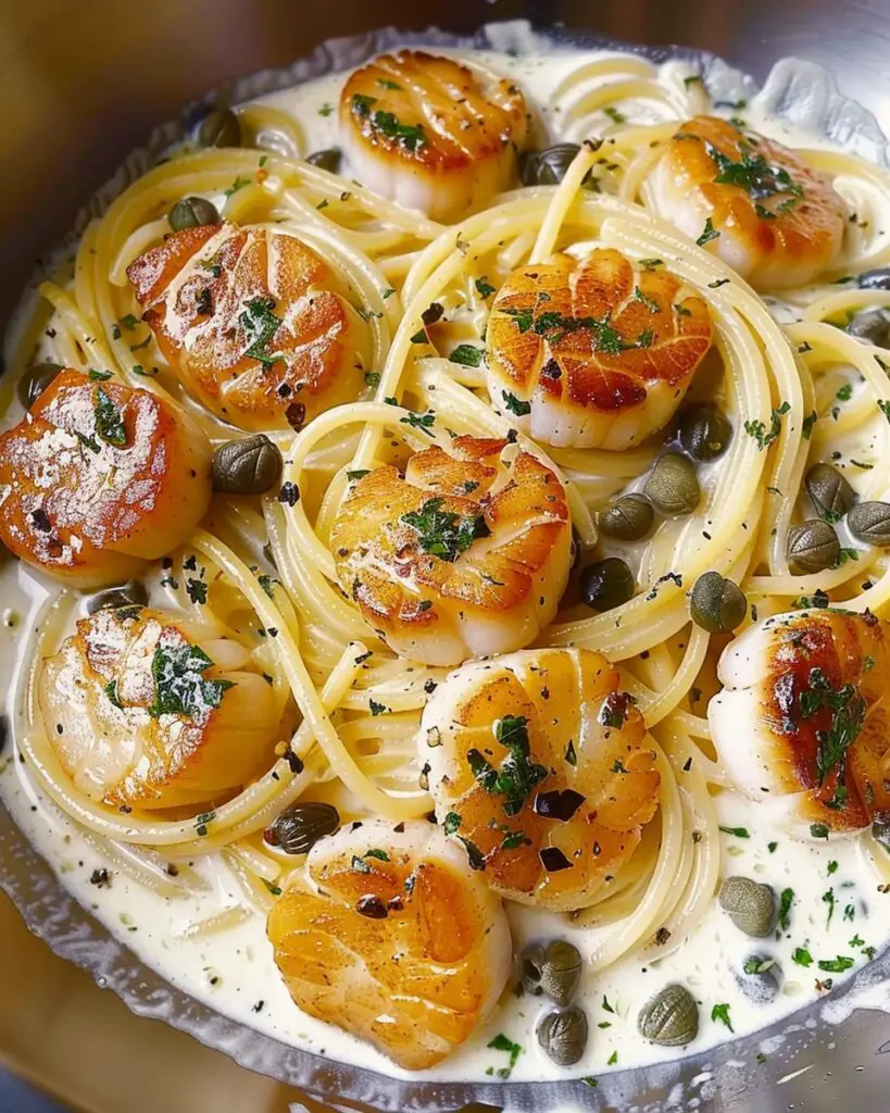 Scallop Spaghetti in White Wine Sauce - Recipes by Janet
