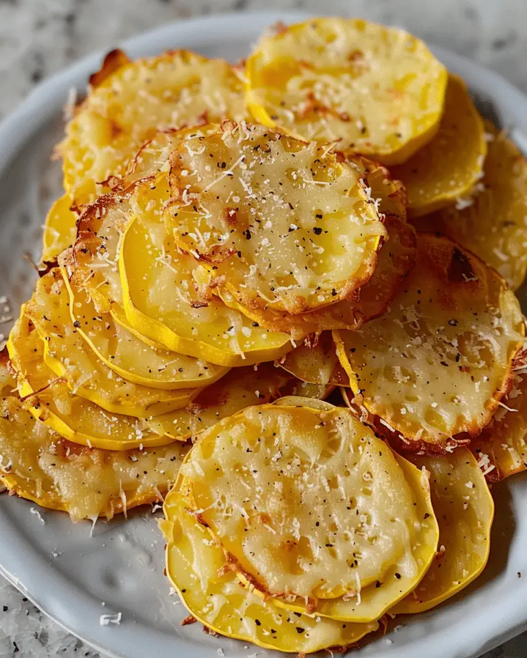 Crispy Parmesan Squash Rounds - Recipes by Janet