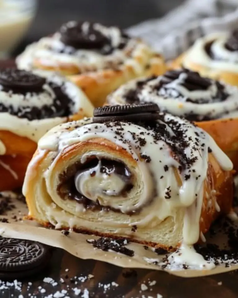 Oreo-Stuffed Cinnamon Rolls Recipe - Recipes by Janet