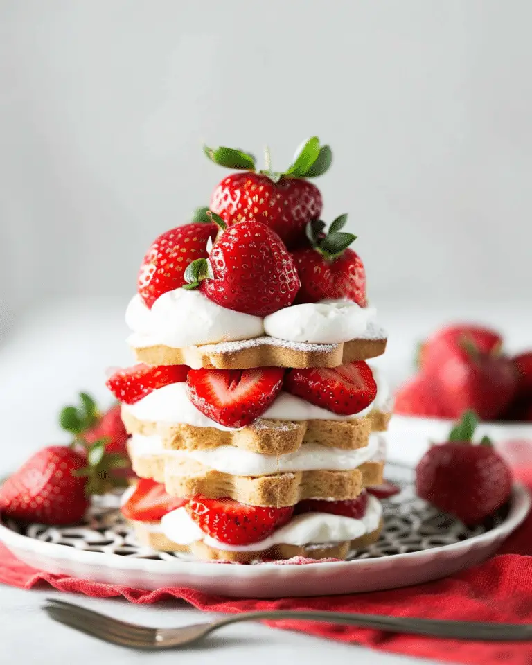 Easy Strawberry Shortcake Stacks - Recipes by Janet