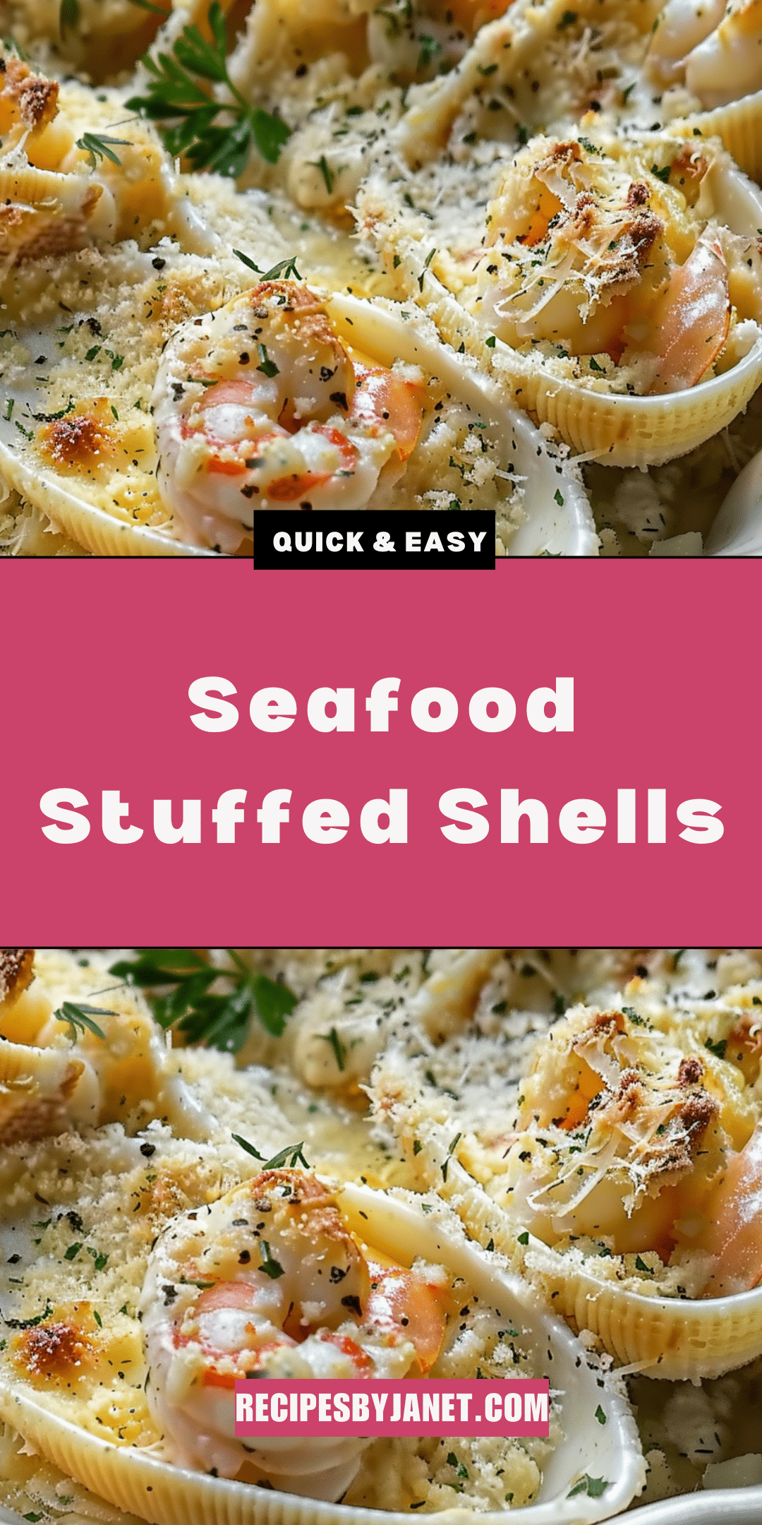 Seafood Stuffed Shells – creamy, cheesy, and packed with flavor ...