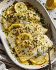 Lemon Garlic Butter Baked Cod - Recipes by Janet