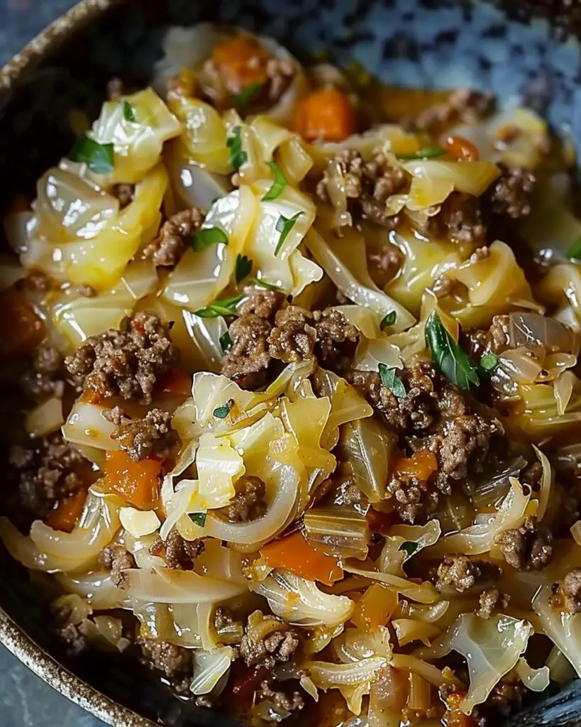 Cabbage and Ground Beef Recipe - Recipes by Janet