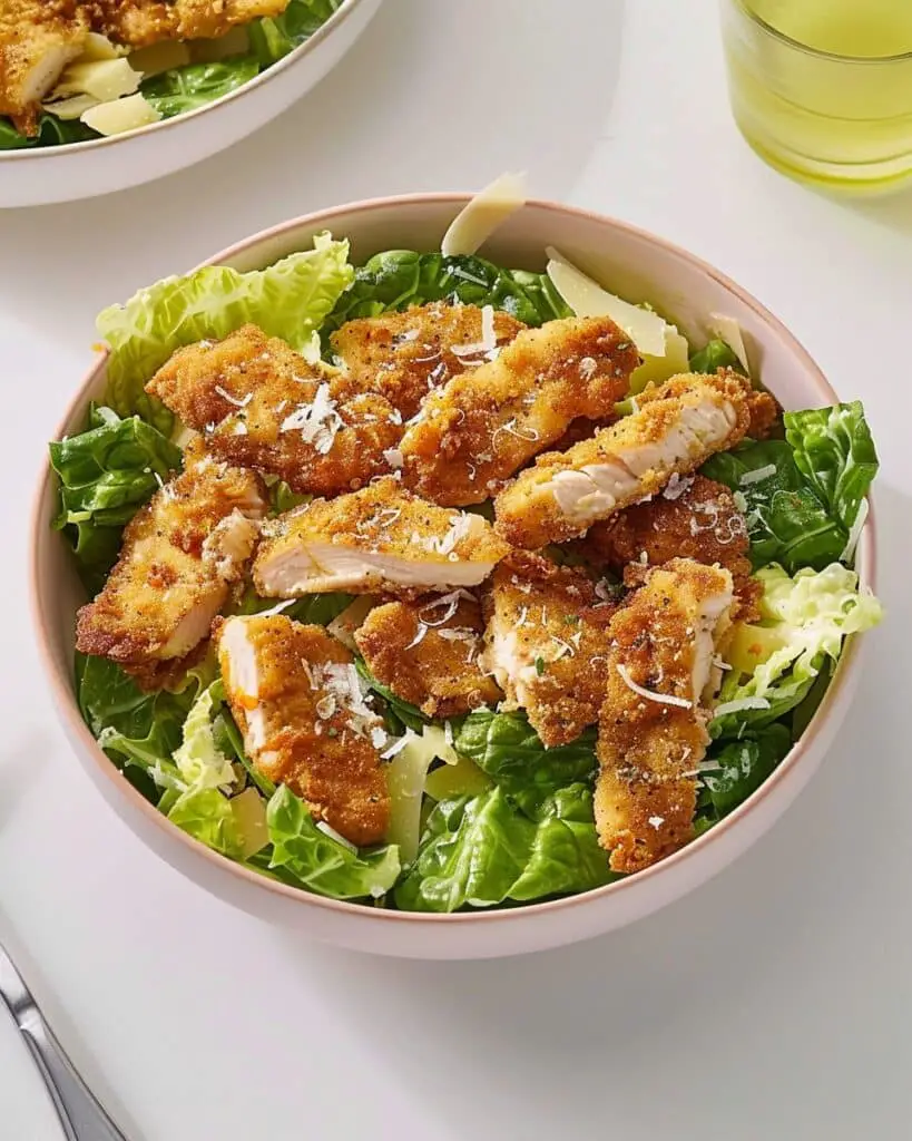 Crispy Chicken Caesar Salad - Recipes by Janet