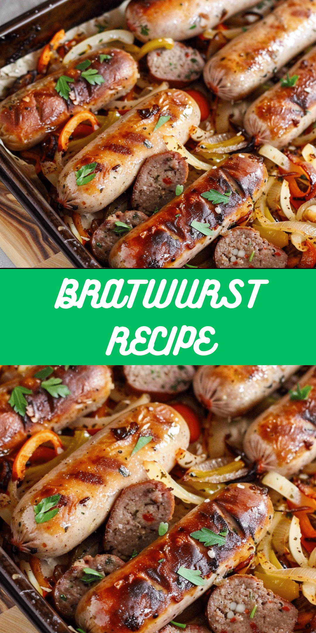 Sheet Pan Bratwurst, Potatoes, and Veggies - Recipes by Janet