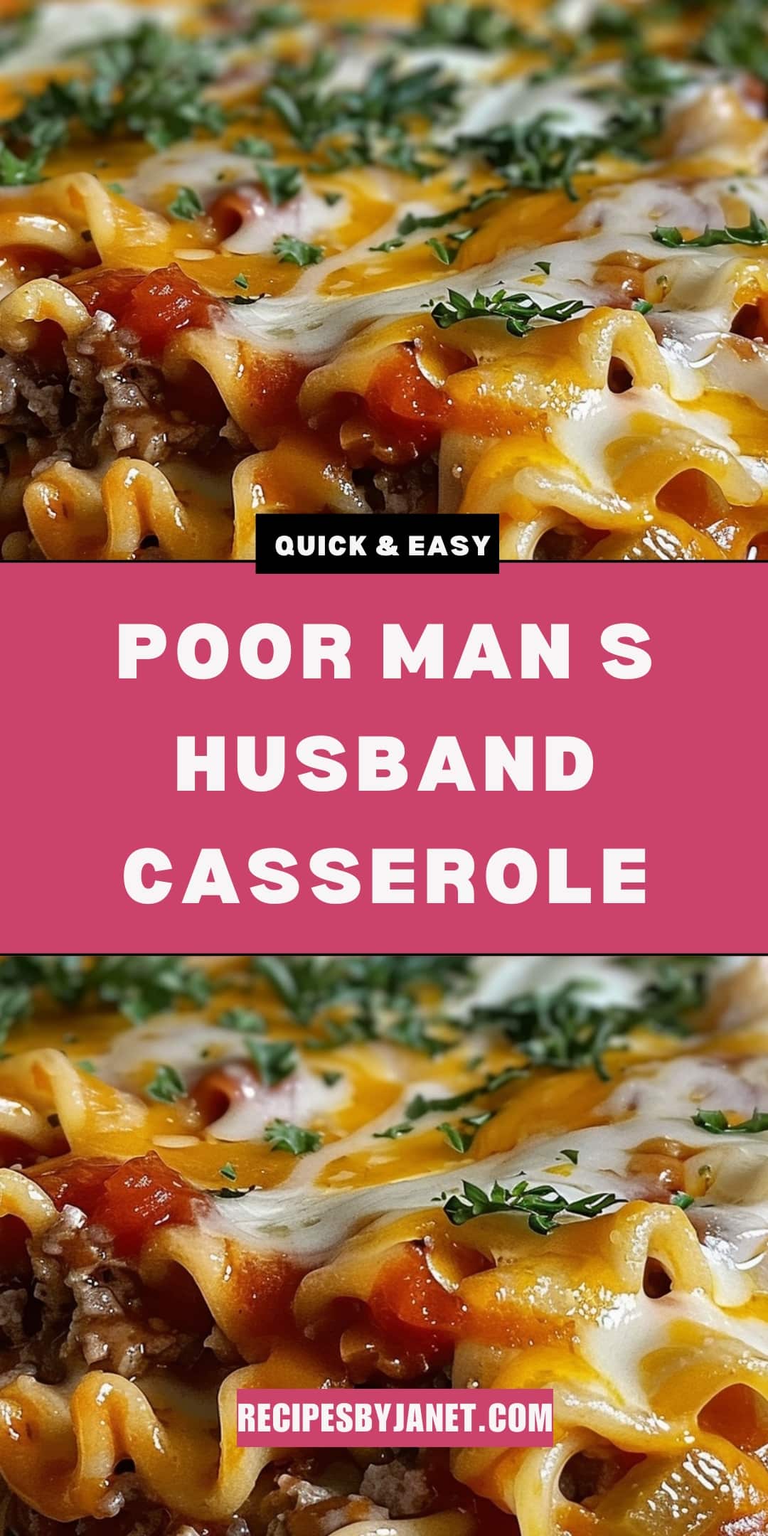 Poor Man’s Husband Casserole - Recipes by Janet
