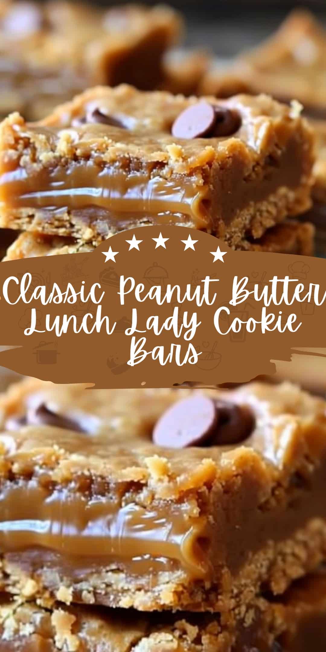 Classic Peanut Butter Lunch Lady Cookie Bars - Recipes by Janet