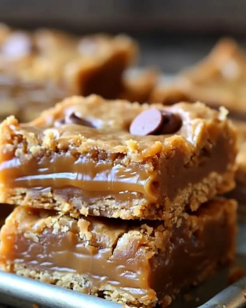 Classic Peanut Butter Lunch Lady Cookie Bars - Recipes by Janet