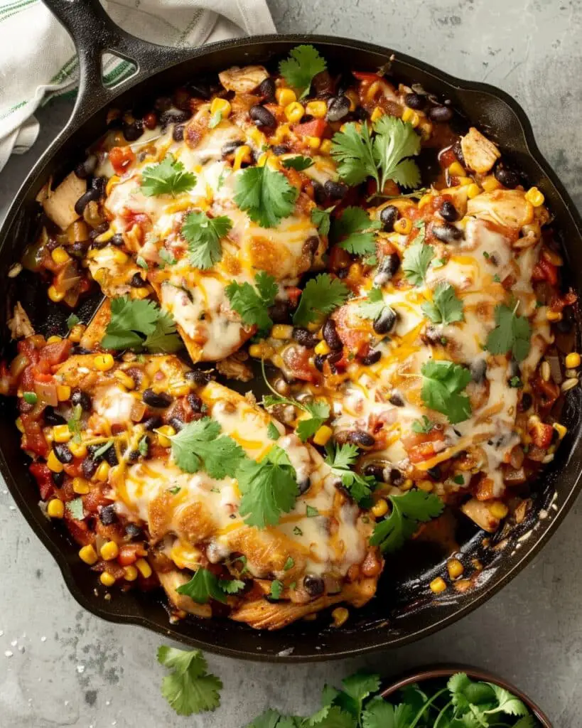 Santa Fe Chicken Skillet - Recipes by Janet