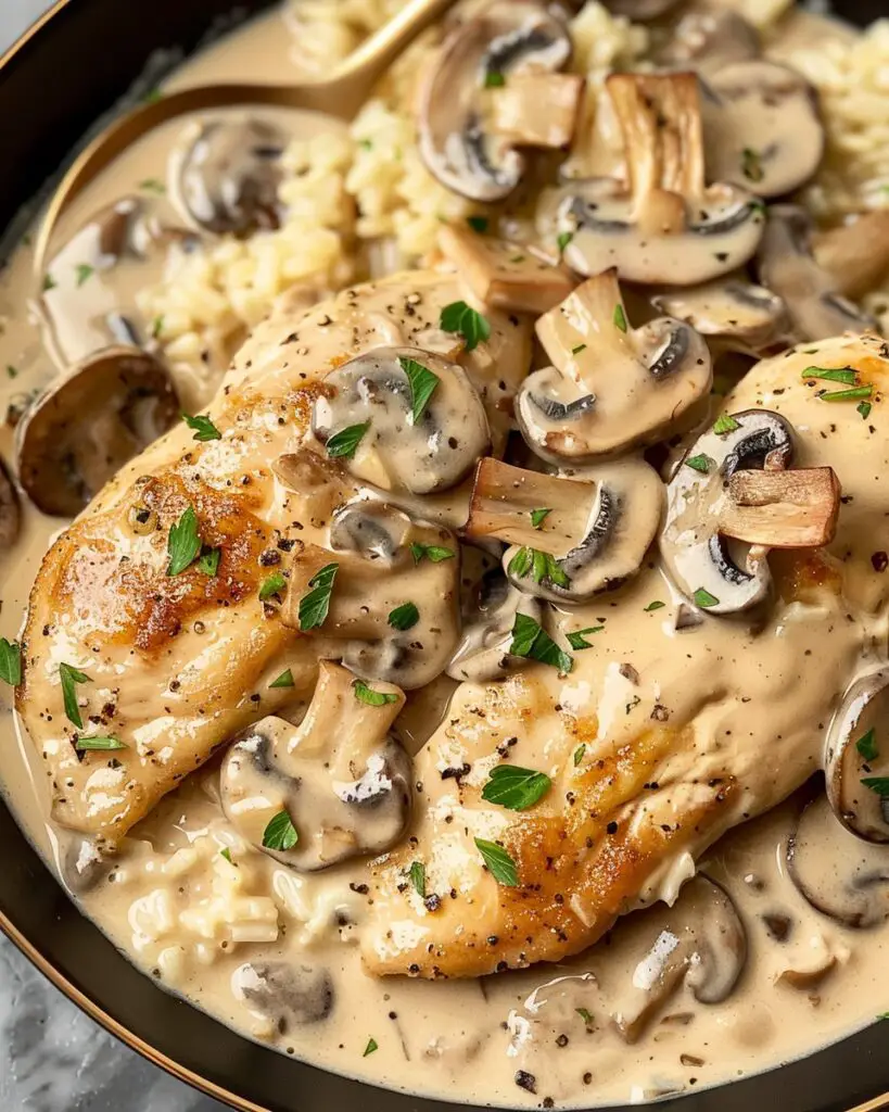 Creamy Mushroom Chicken - Recipes by Janet