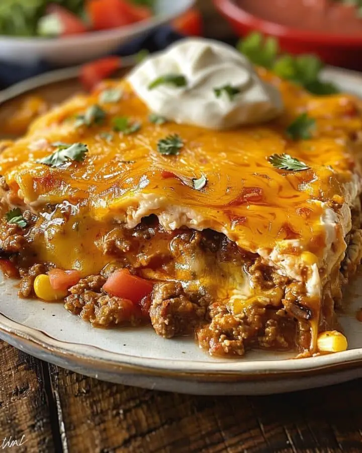 Baked Burrito Casserole: Hearty Mexican-Inspired Beef and Cheese ...