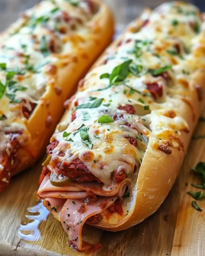 Baked Italian Sub Sandwiches - Recipes by Janet