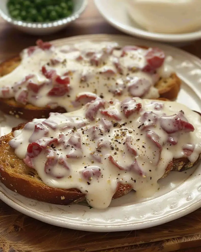 Creamed Chipped Beef on Toast - Recipes by Janet