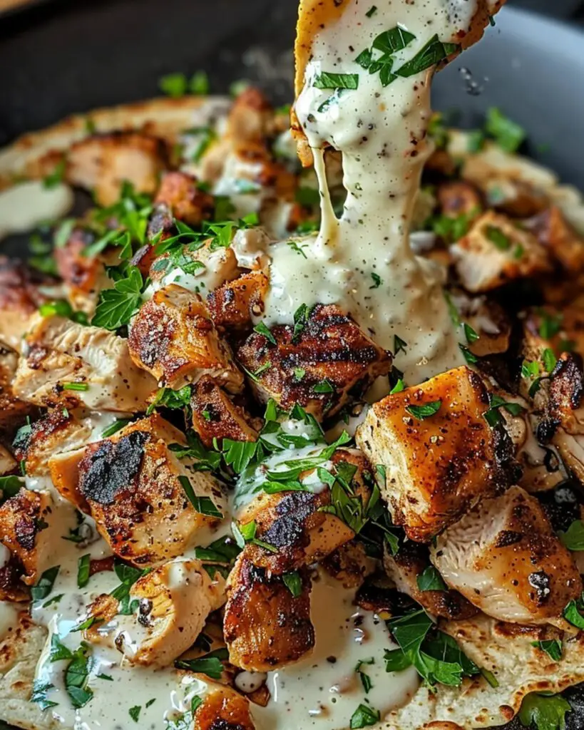 Chicken Shawarma with Creamy Garlic Sauce - Recipes by Janet