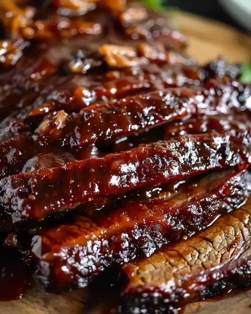 Slow-Cooked Barbecue Brisket with Homemade Sauce - Recipes by Janet