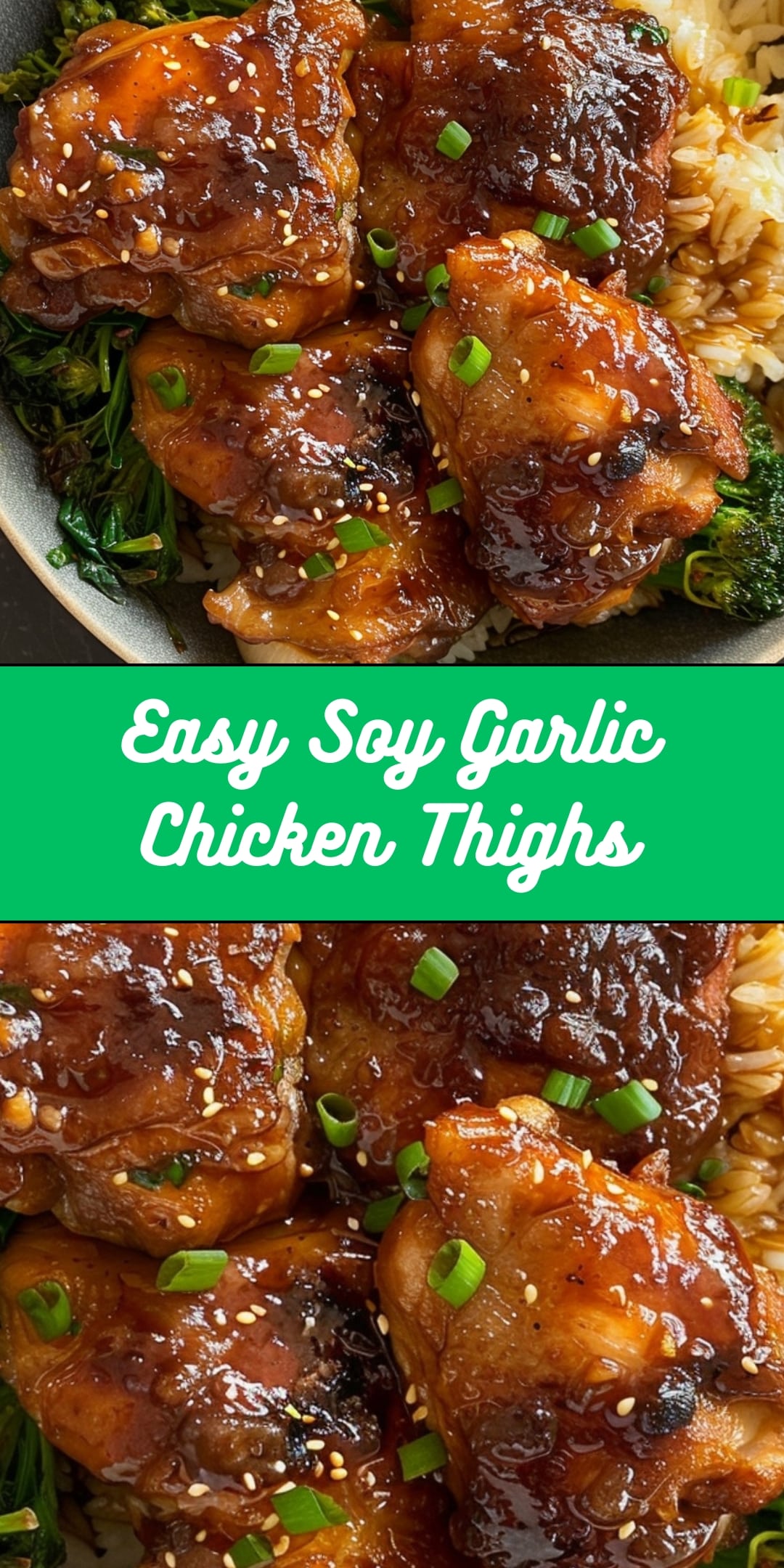Easy Soy Garlic Chicken Thighs - Recipes by Janet