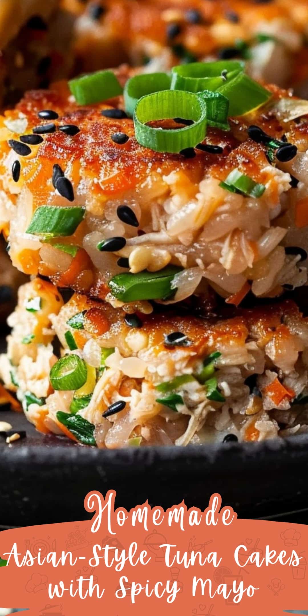 Asian-Style Tuna Cakes with Spicy Mayo Recipe - Recipes by Janet