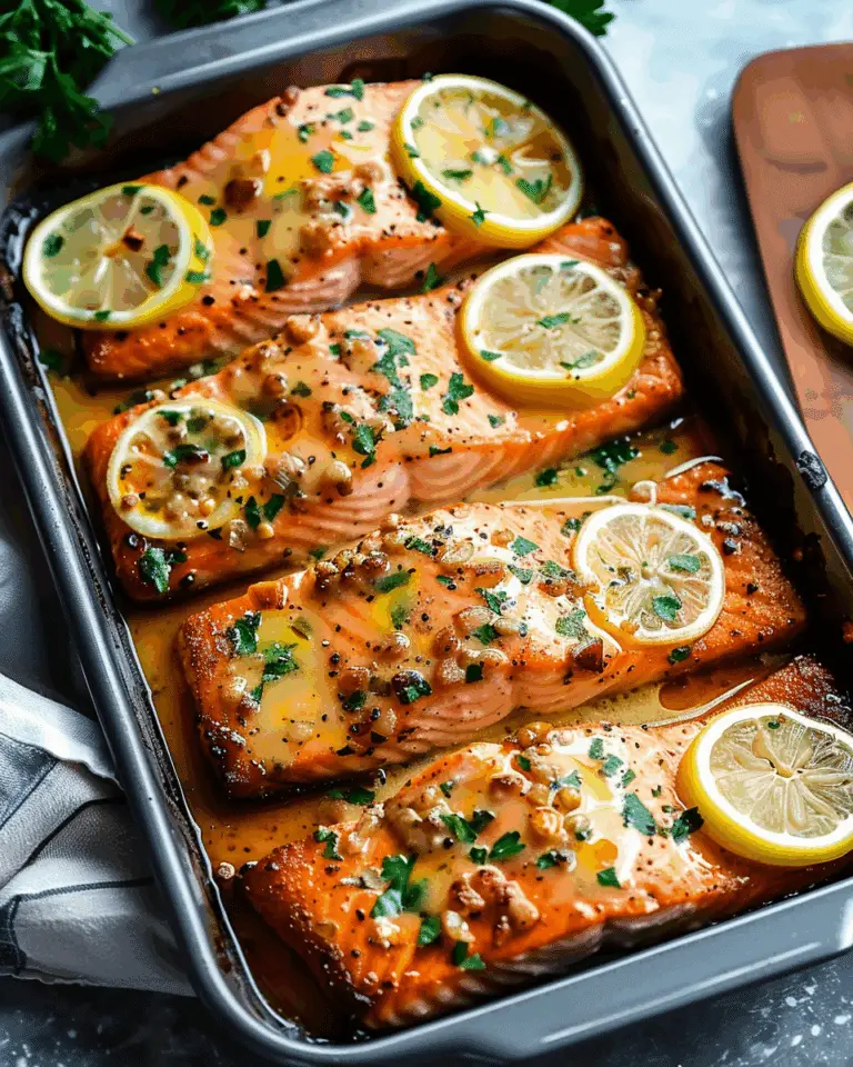 Garlic Butter Baked Salmon - Recipes by Janet