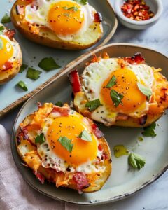Twice Baked Loaded Breakfast Potatoes - Recipes by Janet