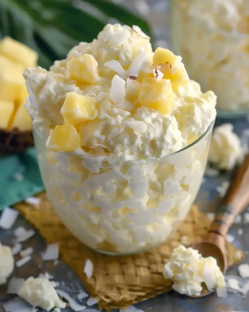 Pina Colada Fluff: A Tropical Dessert Delight - Recipes by Janet