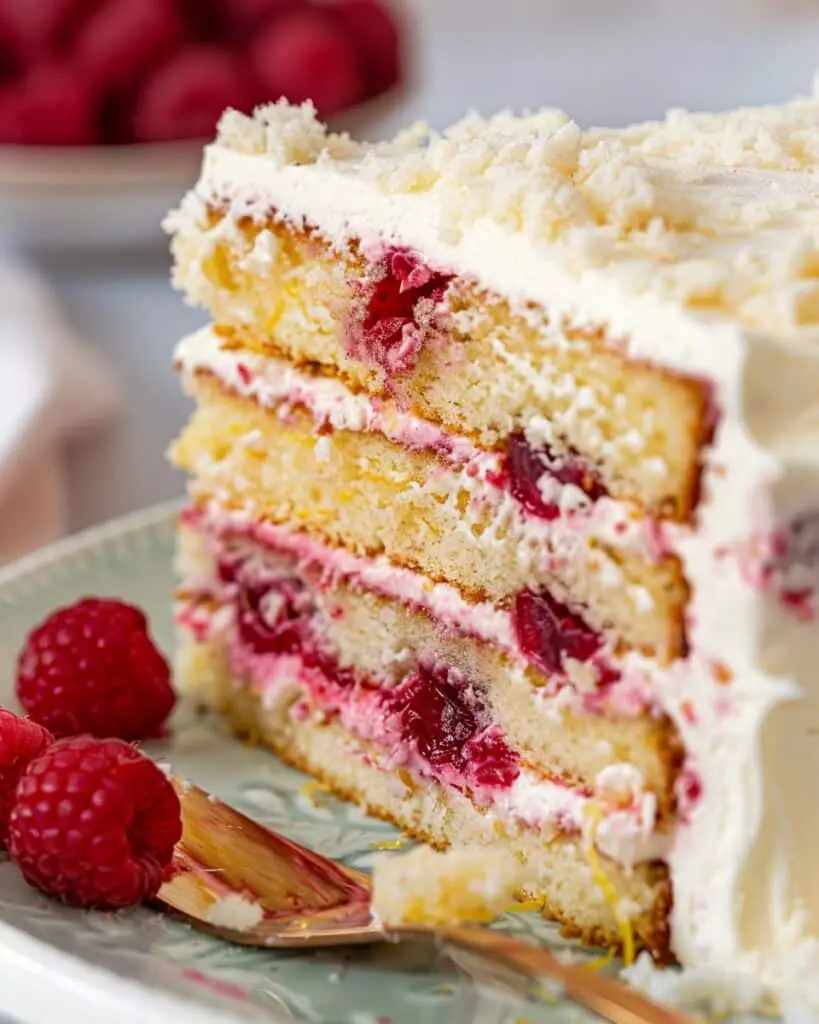 Lemon Raspberry Cake Recipe - Recipes by Janet