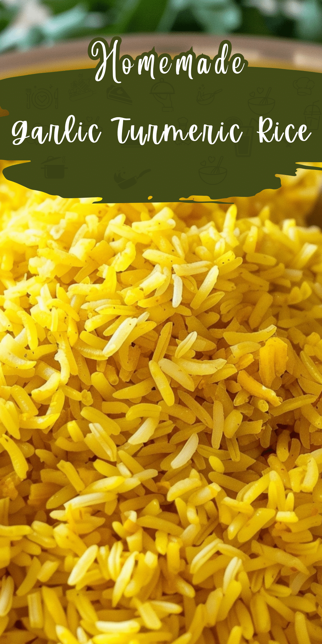 Garlic Turmeric Rice - Recipes by Janet