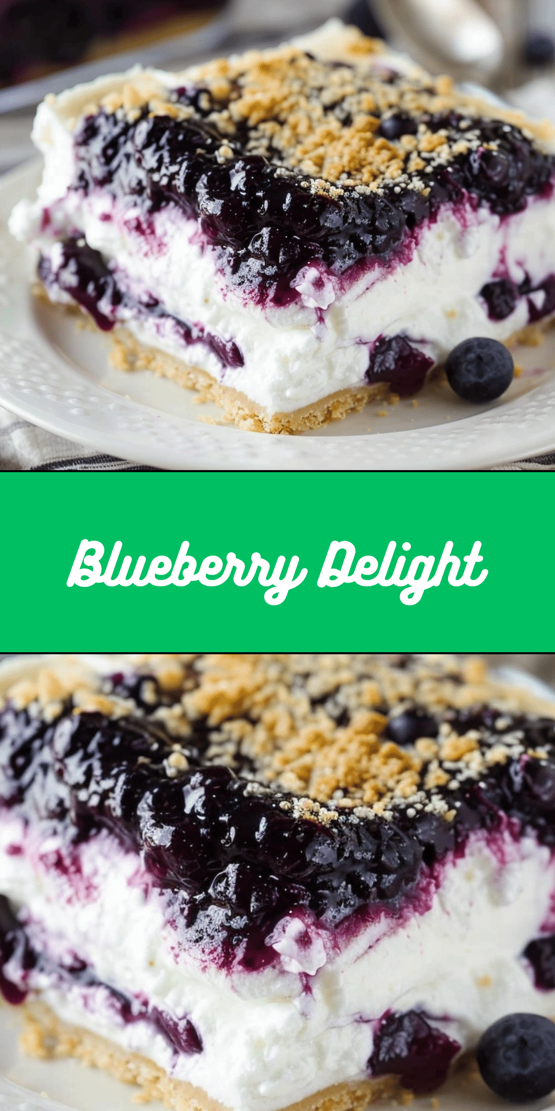 Blueberry Delight Recipe - Recipes by Janet