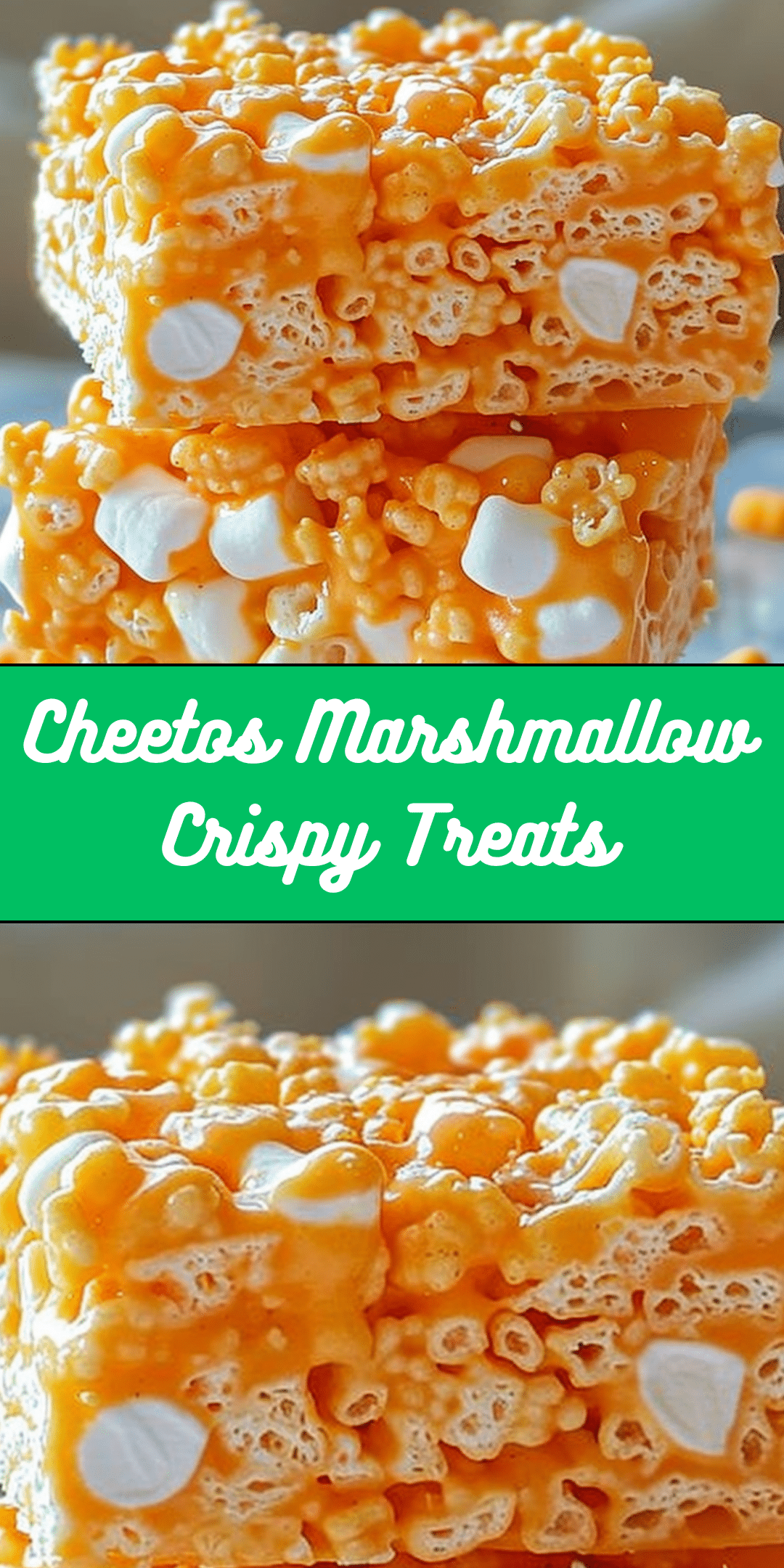 Cheetos Marshmallow Crispy Treats - Recipes by Janet