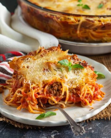 Spaghetti Pie - Recipes by Janet