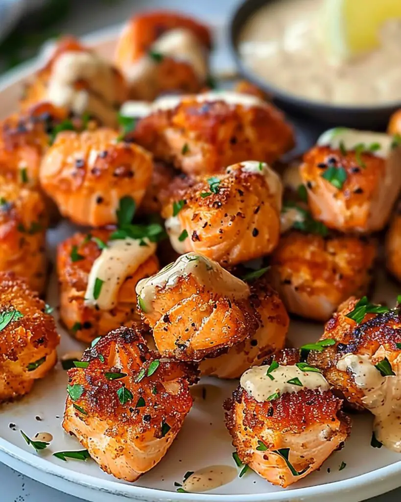Crispy Spicy Salmon Bites Recipe - Recipes by Janet