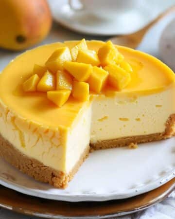 Mango Cheesecake Recipe - Recipes by Janet