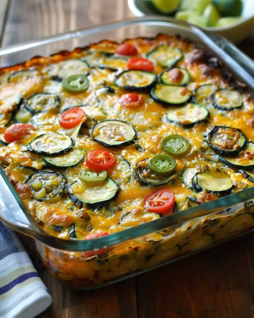 Tex-Mex Zucchini Bake - Recipes by Janet