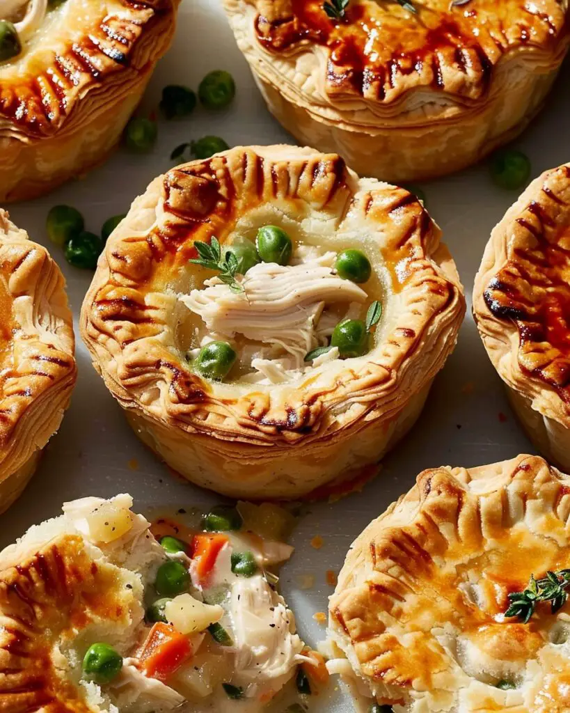 Easy Mini Chicken Pot Pies - Recipes by Janet