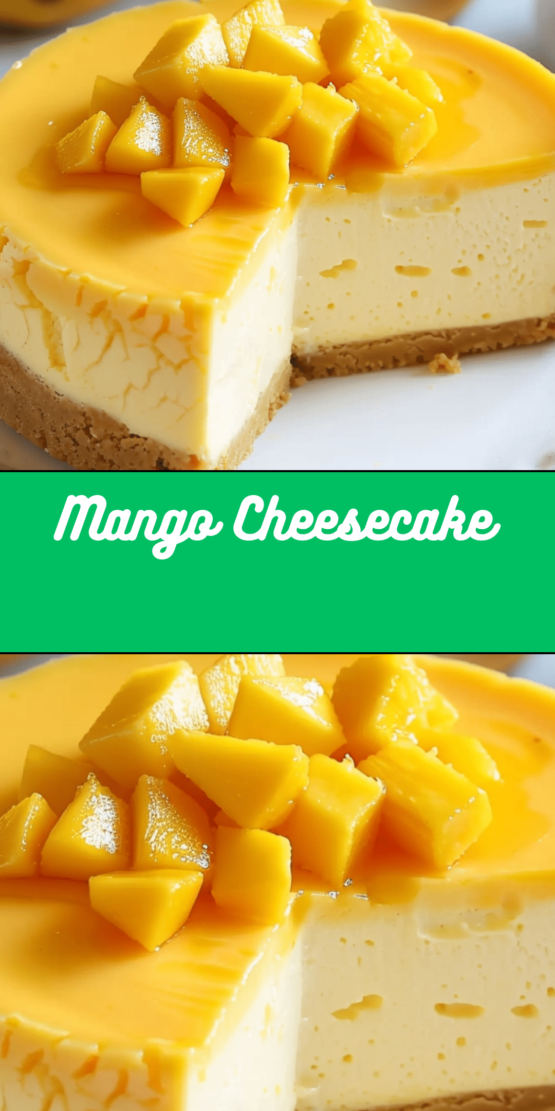 Mango Cheesecake Recipe - Recipes by Janet