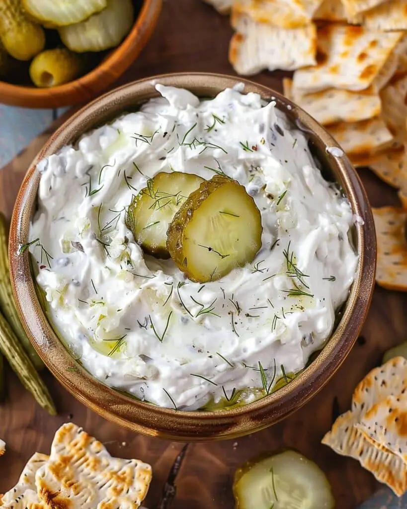 Dill Pickle Dip Recipe - Recipes by Janet