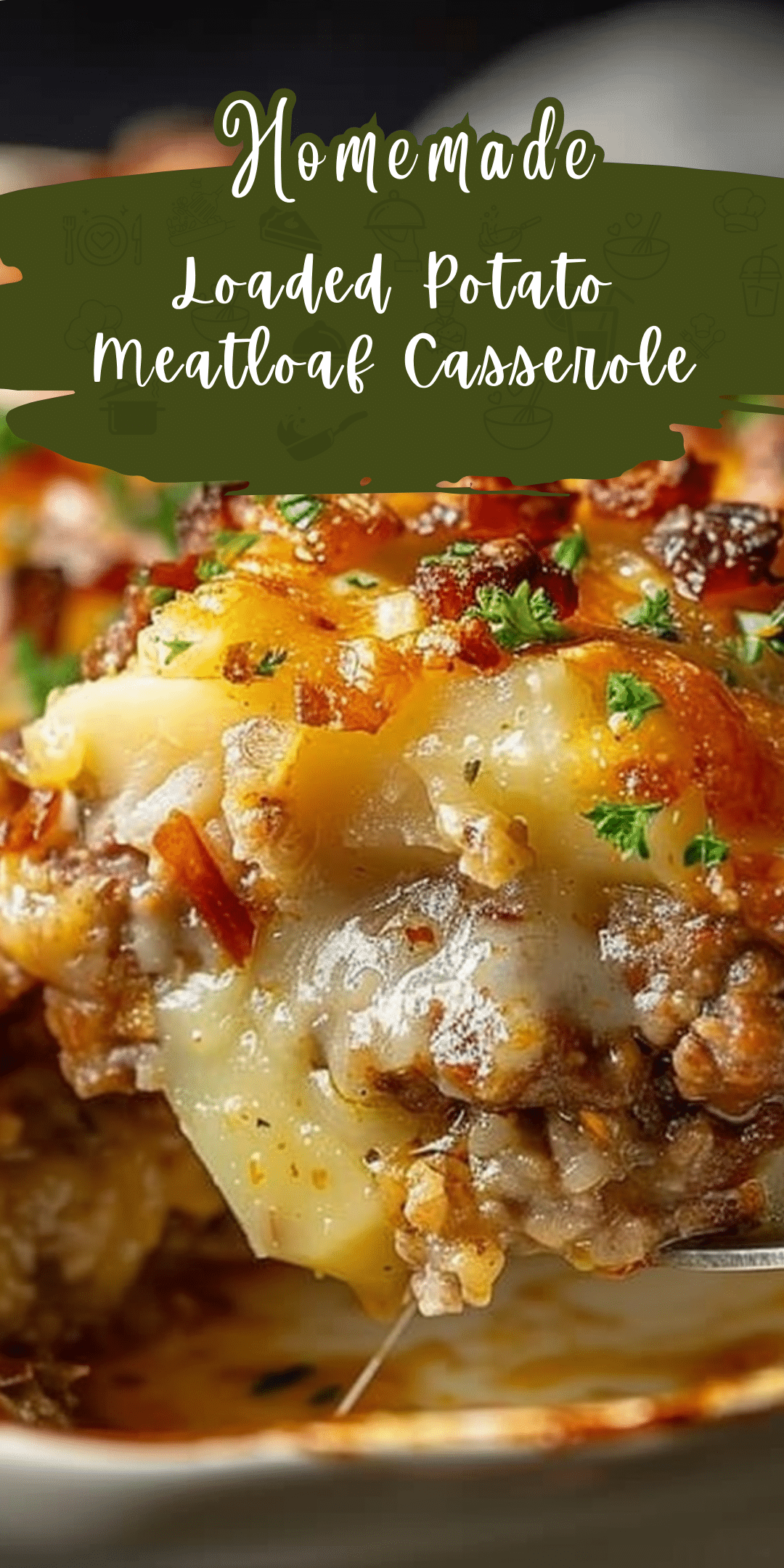 Tasty Loaded Potato Meatloaf Casserole - Recipes by Janet