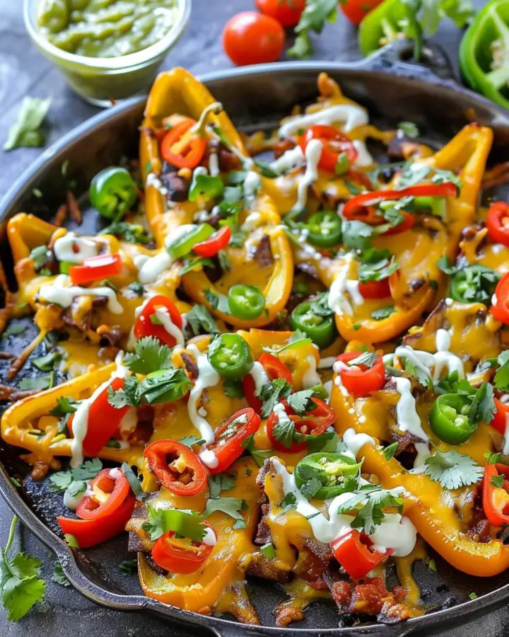 Bell Pepper Nachos - Recipes by Janet