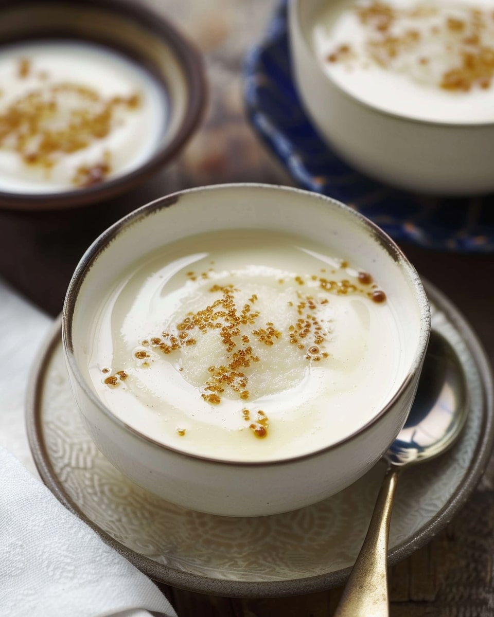 Ginger Milk Pudding - Recipes by Janet